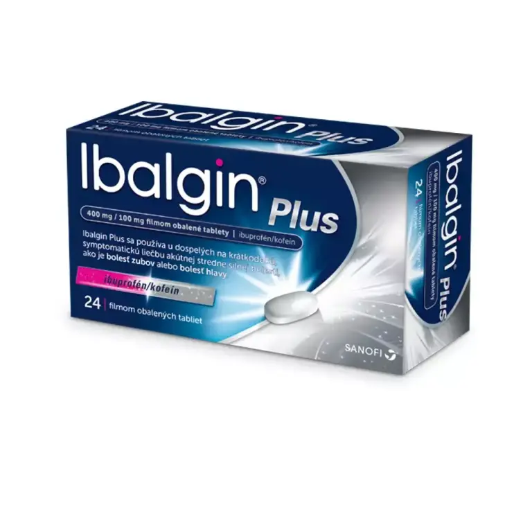 IBALGIN PLUS 400 mg tablety 24 ks - MEDIKAMENT.sk