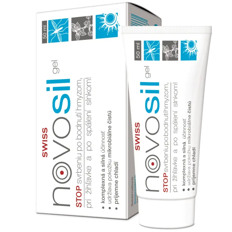SWISS Novosil gél stop svrbeniu po bodnutí hmyzom 50 ml - MEDIKAMENT.sk