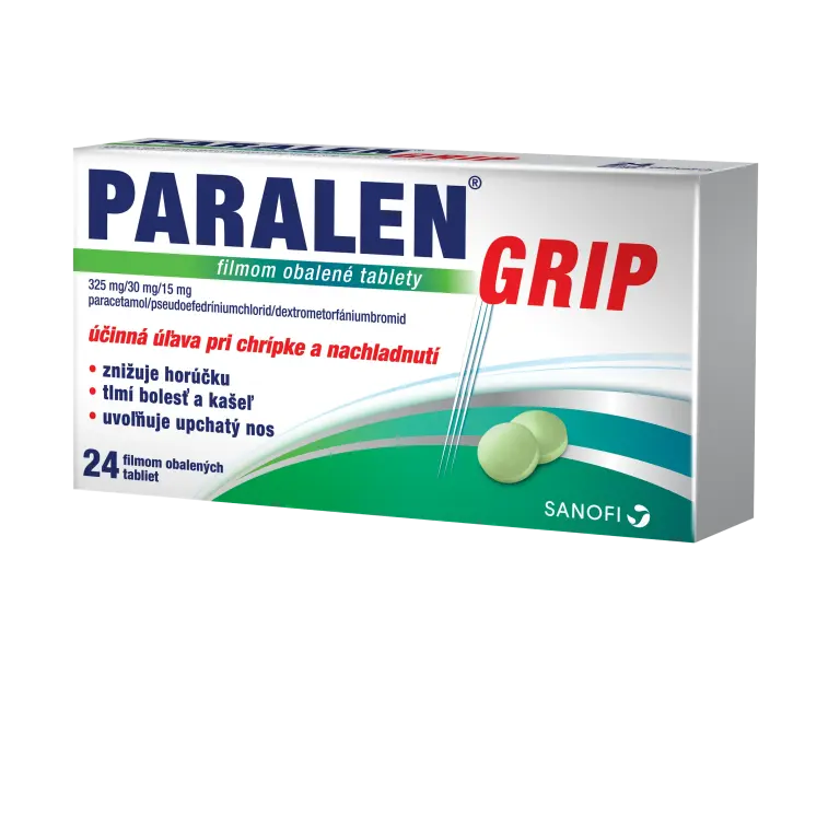 PARALEN GRIP tablety 24 ks - MEDIKAMENT.sk