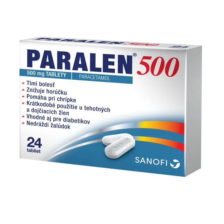 PARALEN 500 mg tablety 24 ks - MEDIKAMENT.sk