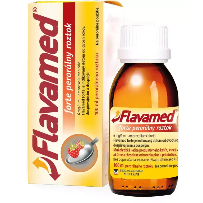 Flavamed forte perorálny roztok 100 ml - MEDIKAMENT.sk