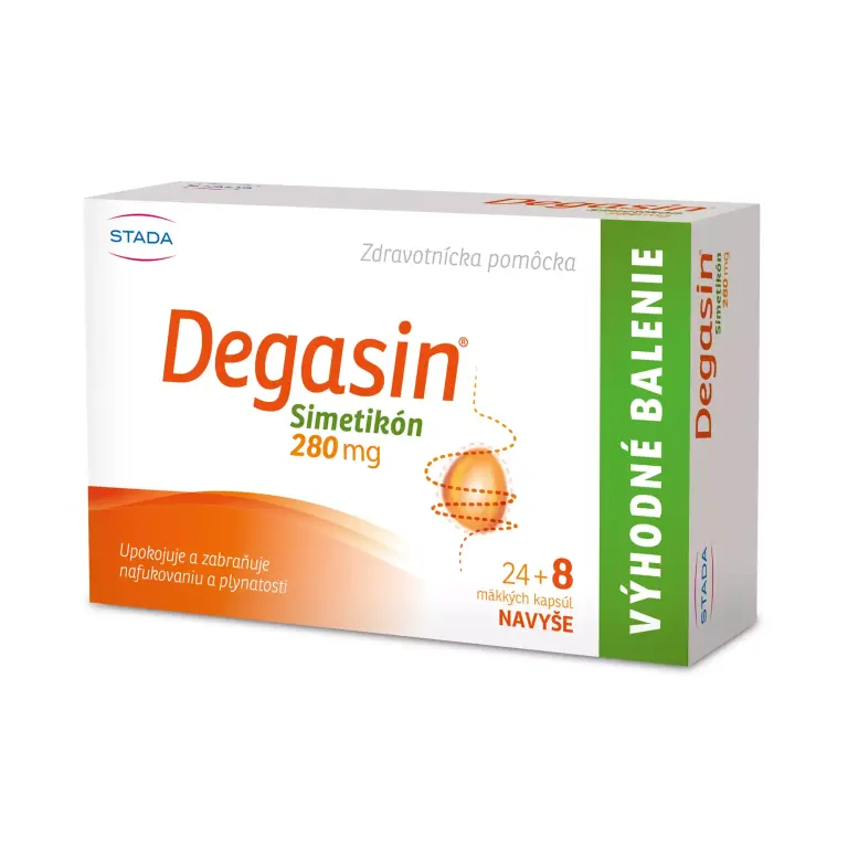 Degasin 280 mg kapsuly 32 ks - MEDIKAMENT.sk