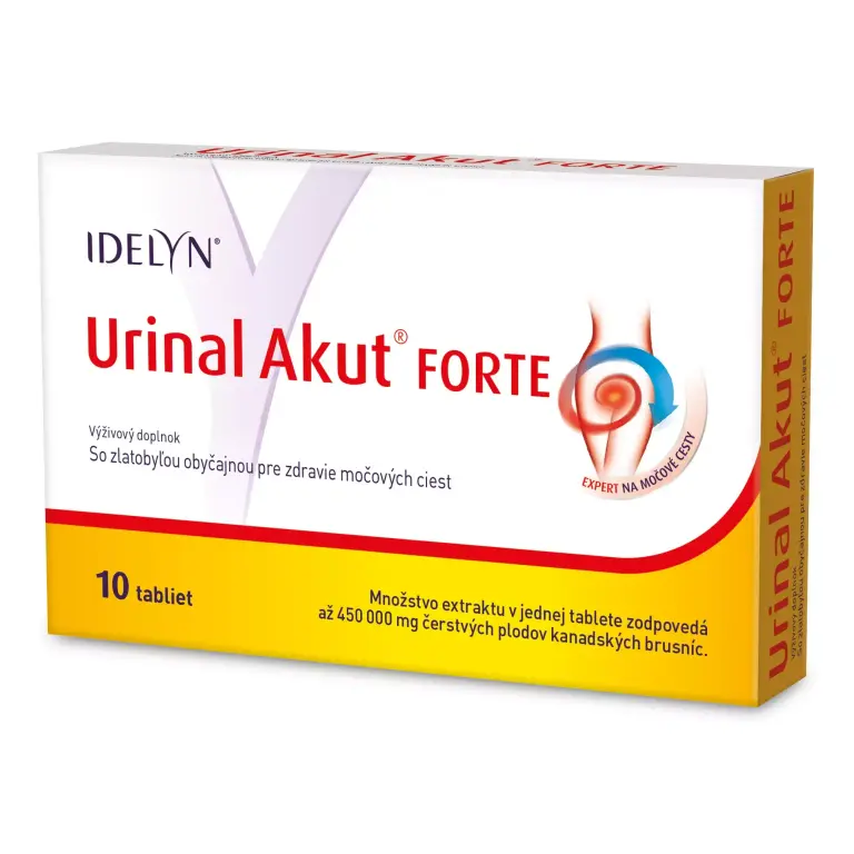 Urinal akut Forte so zlatobylobou 10 tabliet - MEDIKAMENT.sk