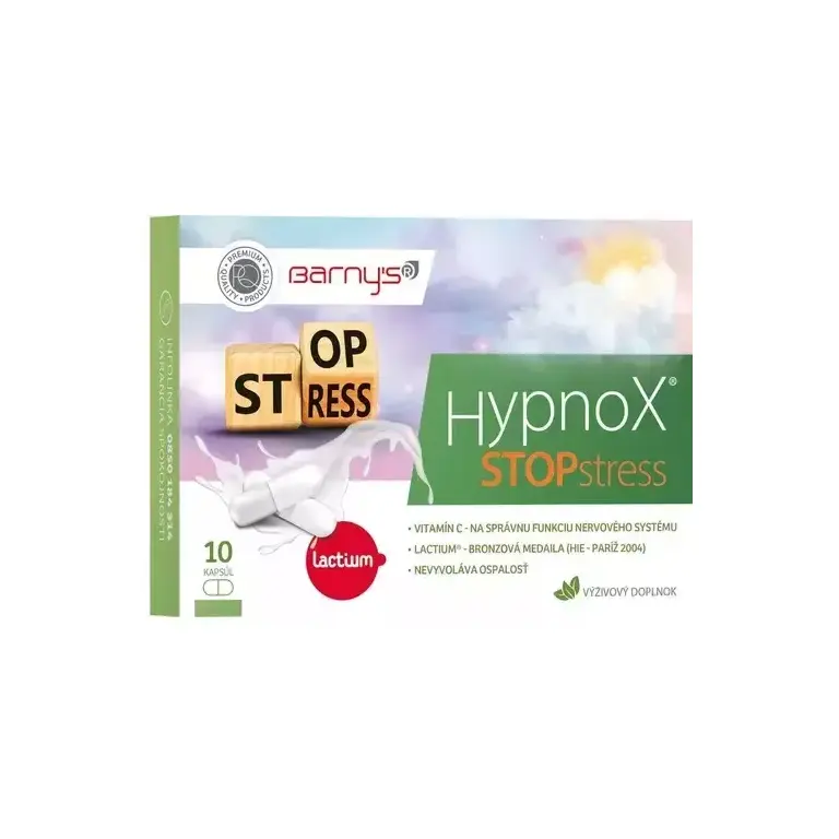 BARNYS Hypnox STOPstress kapsule 10 ks - MEDIKAMENT.sk