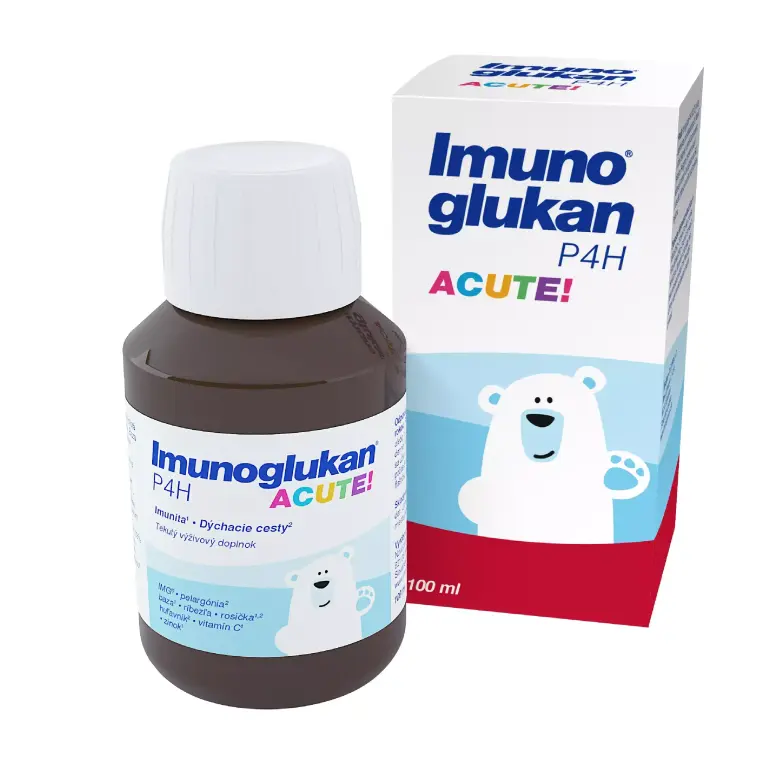 Imunoglukan P4H ACUTE KIDS sirup 100 ml - MEDIKAMENT.sk