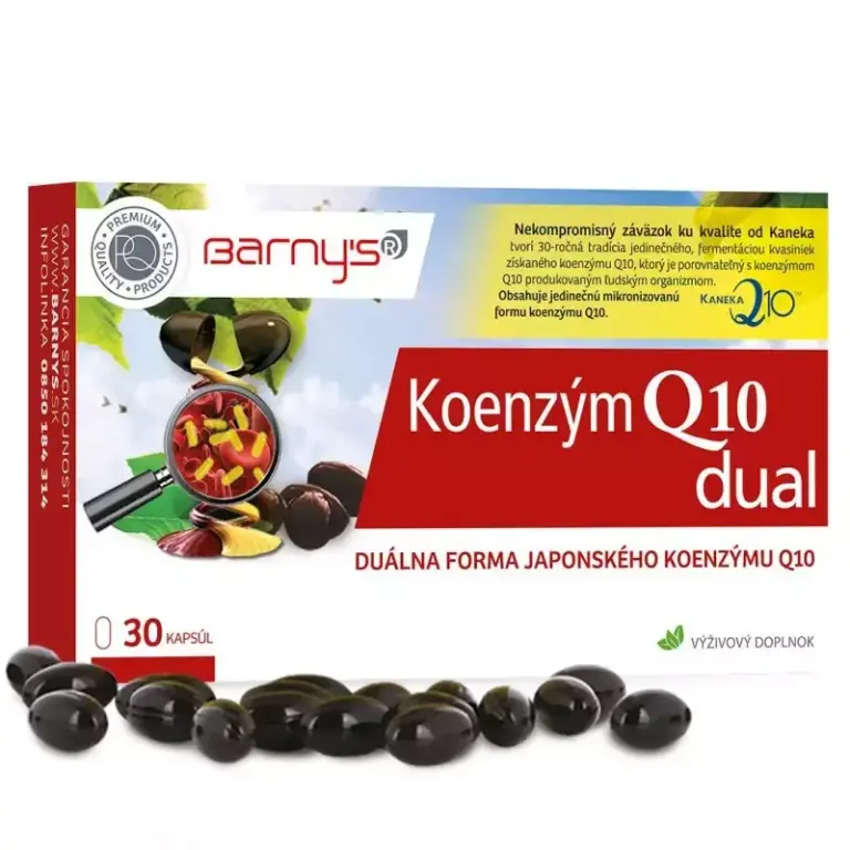 BARNYS Koenzým Q10 dual 60 mg kapsuly 30 ks - MEDIKAMENT.sk