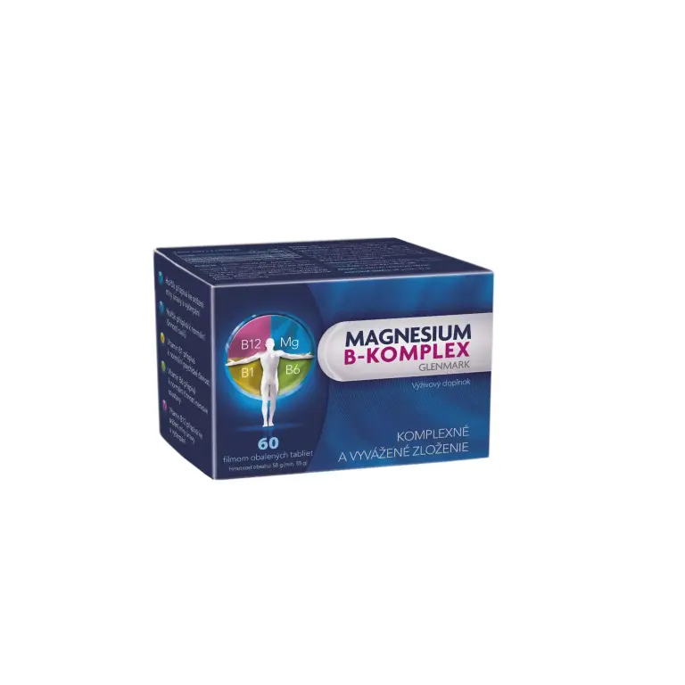Magnesium B-Komplex tablety 60 ks - MEDIKAMENT.sk