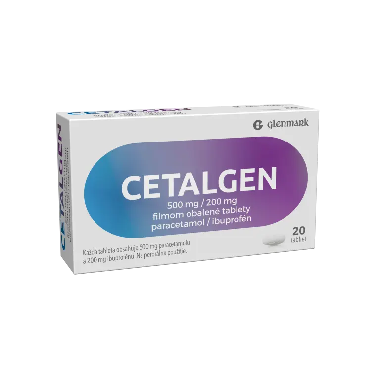 CETALGEN 500 MG/200 MG tablety 20 ks - MEDIKAMENT.sk