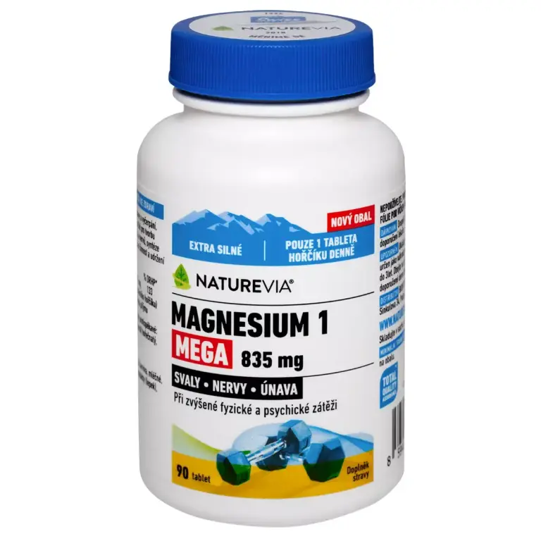 SWISS NATUREVIA MAGNESIUM 1 MEGA 835 mg tablety 90 ks - MEDIKAMENT.sk