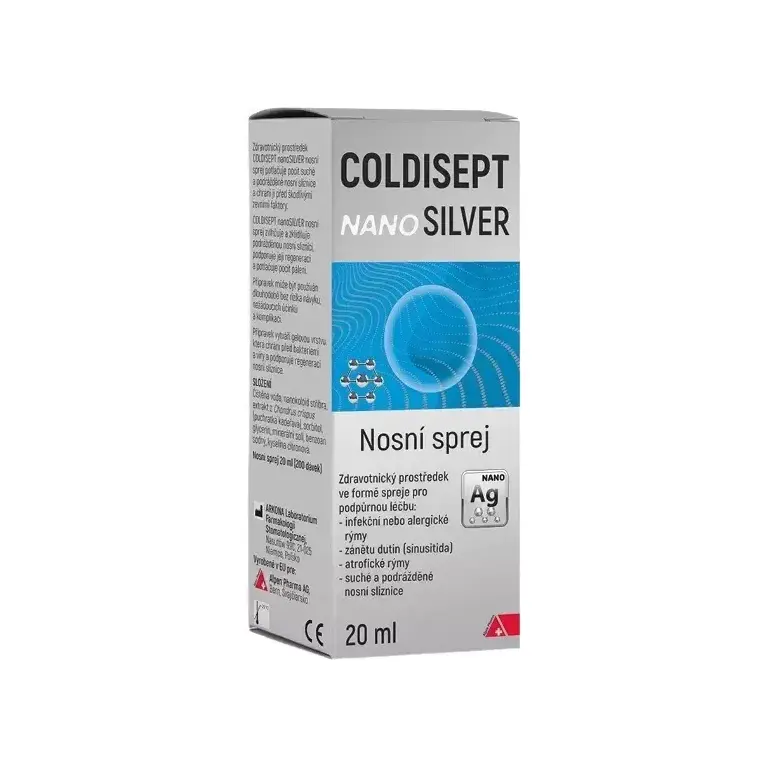 COLDISEPT nanoSILVER nosový sprej 20 ml - MEDIKAMENT.sk