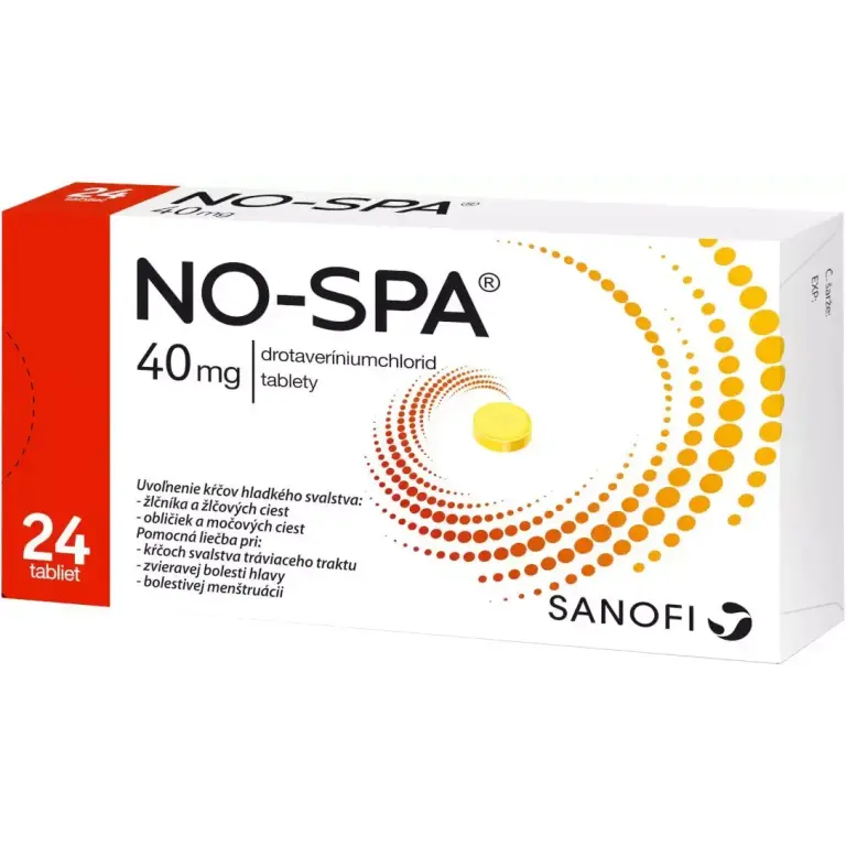 NO-SPA 40 mg tablety 24 ks - MEDIKAMENT.sk