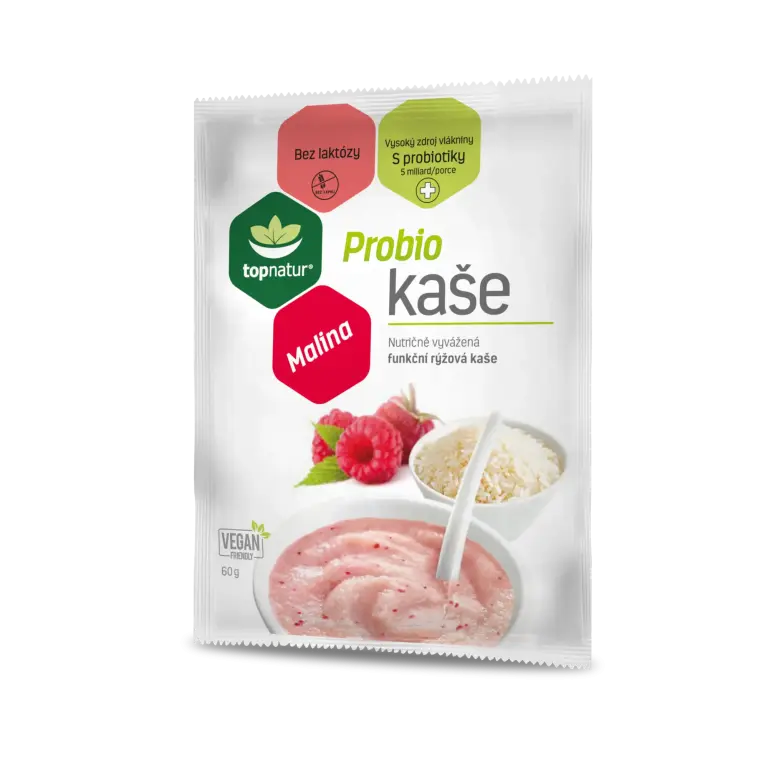 topnatur Probio KAŠA Malina instantná ryžová kaša 60 g - MEDIKAMENT.sk
