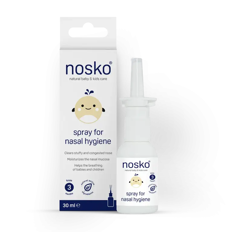 nosko sprej pre nosovú hygienu izotonická morská voda 30 ml - MEDIKAMENT.sk