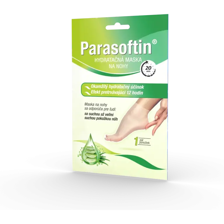 PARASOFTIN Hydratačná MASKA na nohy 1 pár - MEDIKAMENT.sk