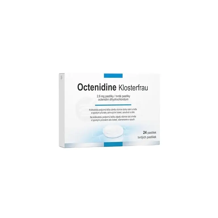 OCTENIDINE Klosterfrau 2,6 mg pastilky 24 ks - MEDIKAMENT.sk