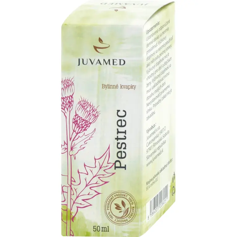 JUVAMED Pestrec bylinné kvapky 50 ml - MEDIKAMENT.sk