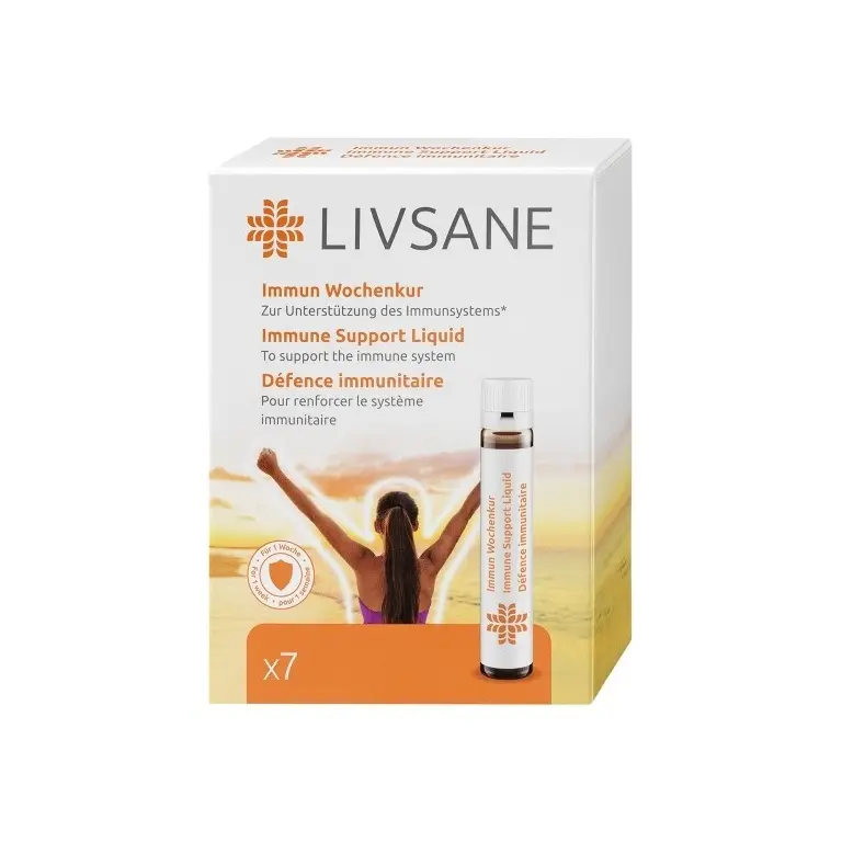 LIVSANE Tekutá obrana imunity ampulky 25 ml x 7 ks - MEDIKAMENT.sk