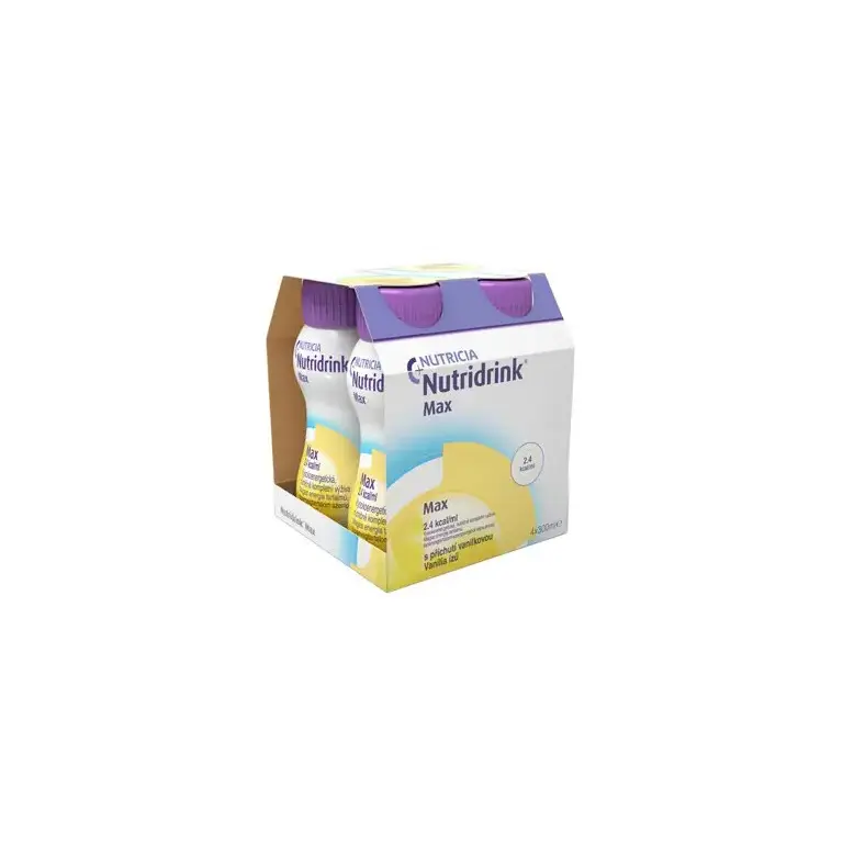 NUTRIDRINK Max s vanilkovou príchuťou 4 x 300 ml - MEDIKAMENT.sk
