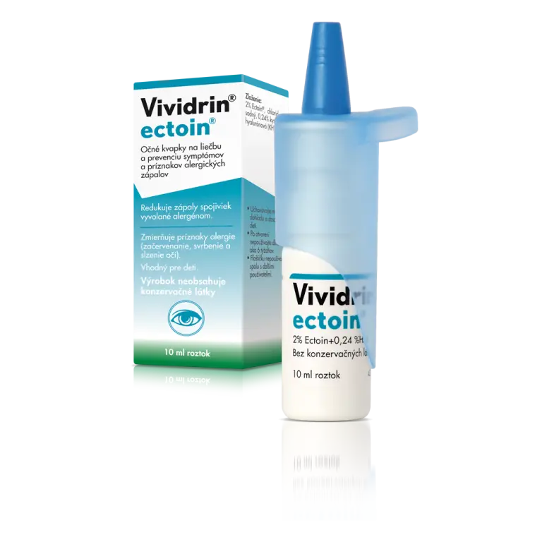 Vividrin ectoin očné kvapky 10 ml - MEDIKAMENT.sk