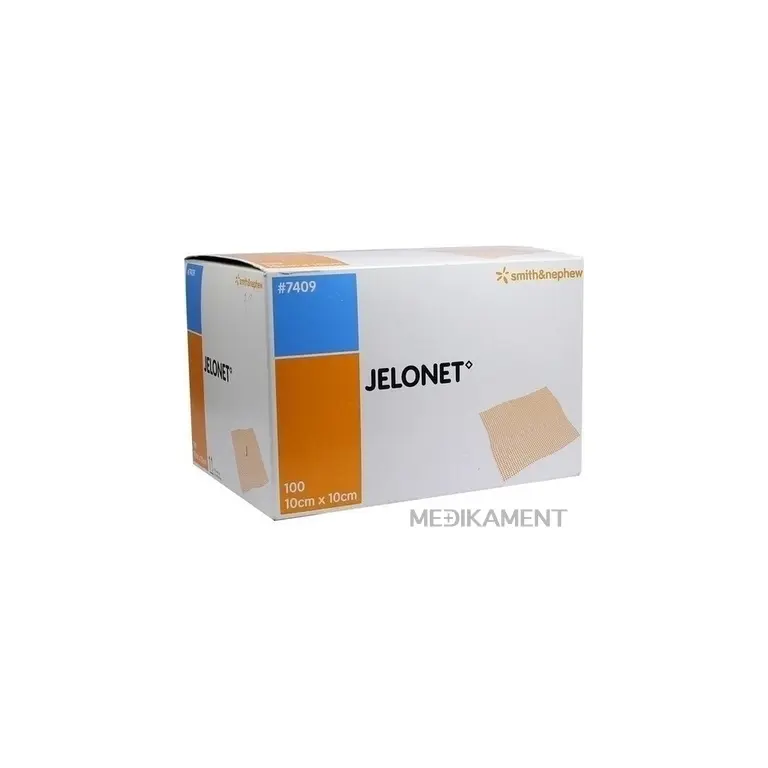 JELONET Krytie na rany 10x10 cm, mastný tyl impregnovaný čistým bielym ...