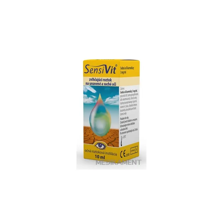 SensiVit unavené suché oči (očná roztoková instilácia) 1x10 ml ...