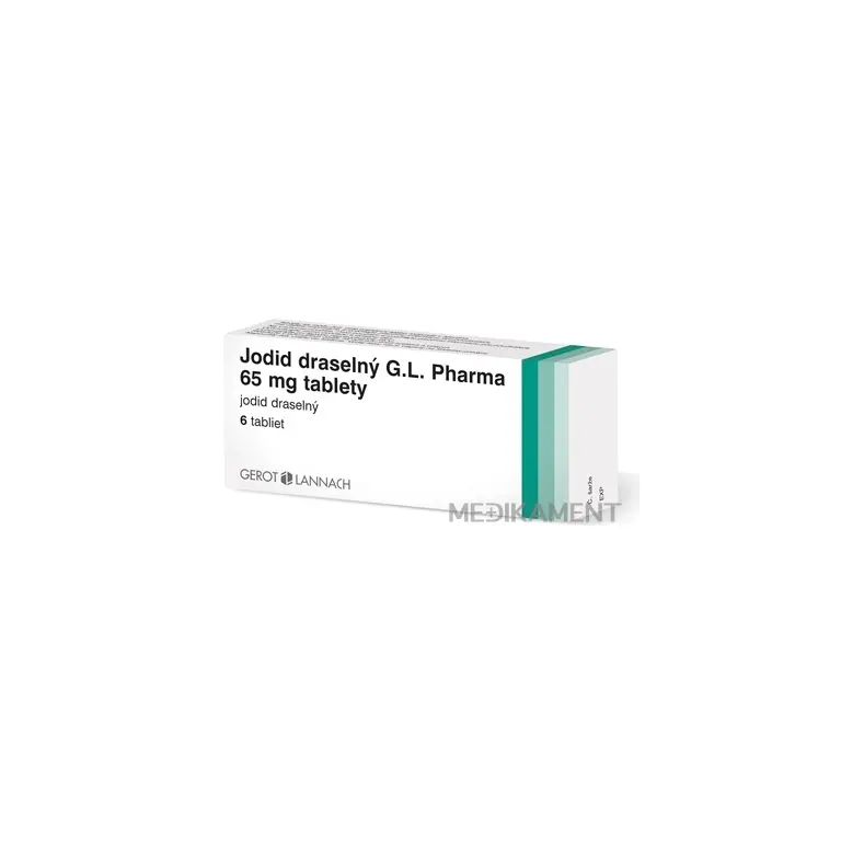 Jodid draselný G.L. Pharma 65 mg tablety 6 ks - MEDIKAMENT.sk