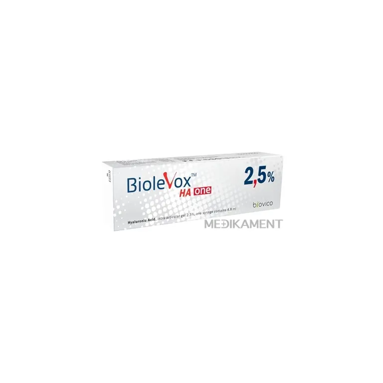BIOLEVOX HA ONE 2,5% intraartikulárny roztok s obsahom hyaluronátu ...
