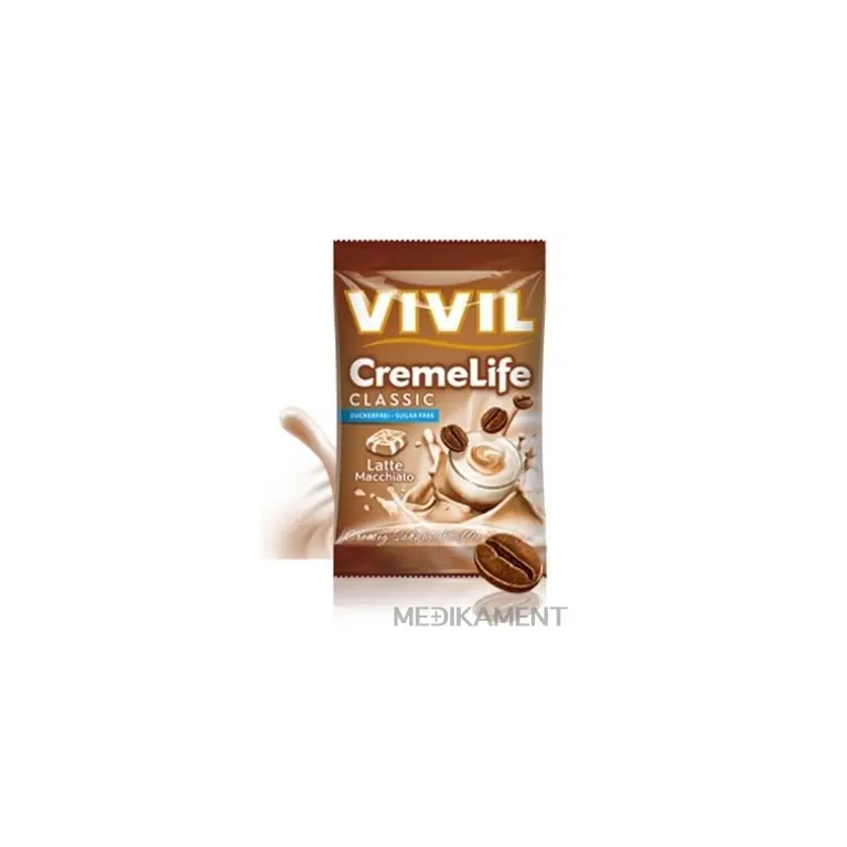 VIVIL BONBONS CREME LIFE CLASSIC drops s kávovo-smotanovou príchuťou ...