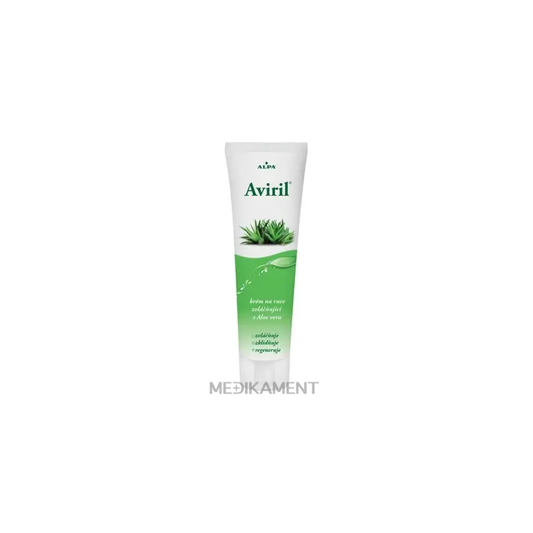 AVIRIL KRÉM NA RUKY S ALOE VERA zvláčňujúci 1x100 ml - MEDIKAMENT.sk