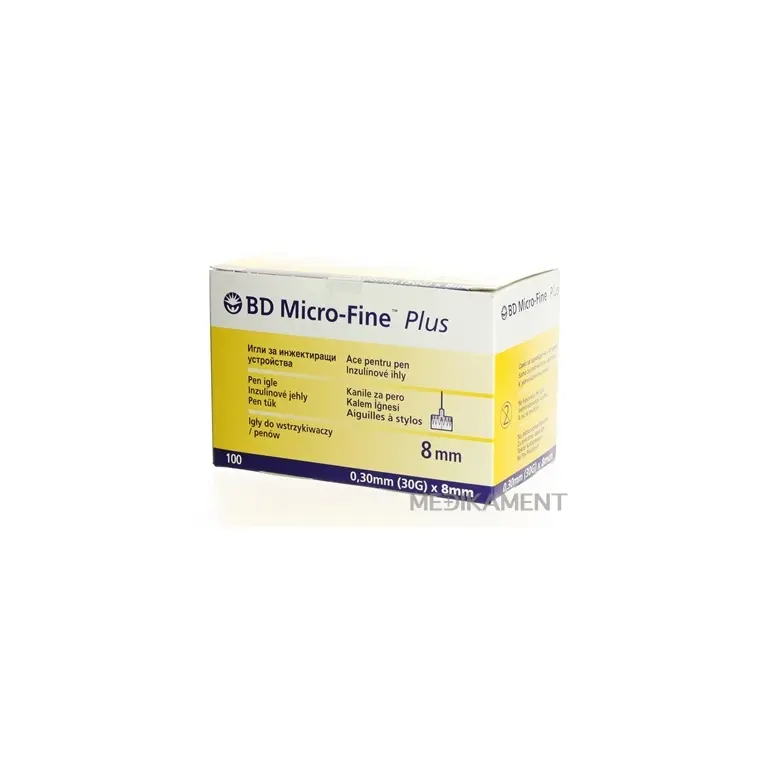 BD MICRO FINE PEN NEEDLE 30G - ihly do aplikátorov inzulínu 100 ks ...