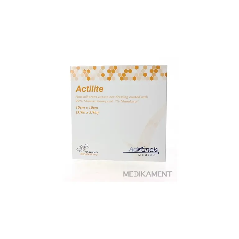 ACTILITE krytie na rany antimikrobiálne 10x10 cm 10 ks - MEDIKAMENT.sk