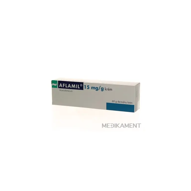 AFLAMIL 15 mg/g krém crm der (tuba Al) 1x60 g - MEDIKAMENT.sk