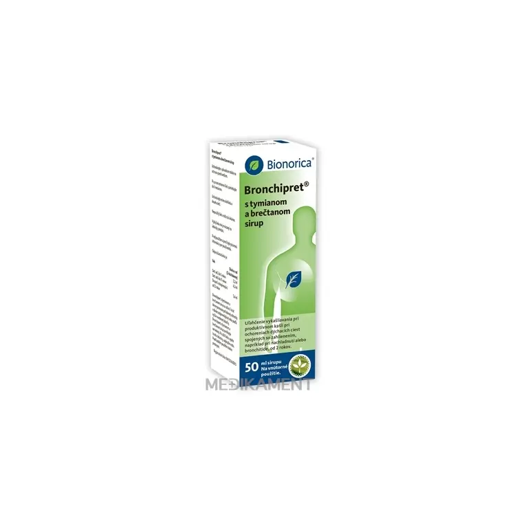 Bronchipret sirup 50 ml - MEDIKAMENT.sk
