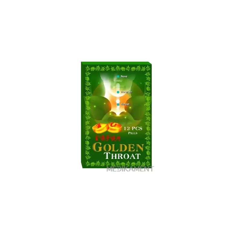Zlaté hrdlo - Amazonas pastilky na cmúľanie 12 ks - MEDIKAMENT.sk