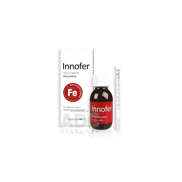 Innofer suspenzia 1x100 ml - MEDIKAMENT.sk