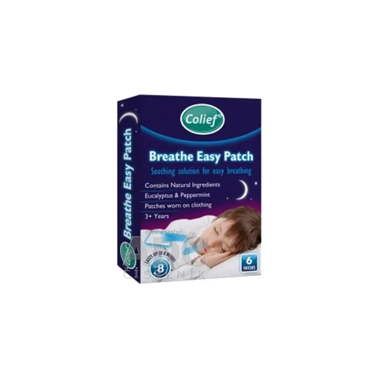 Colief Breathe Easy Patch Eucalyptus & Peppermint náplasť 1x6 ks ...