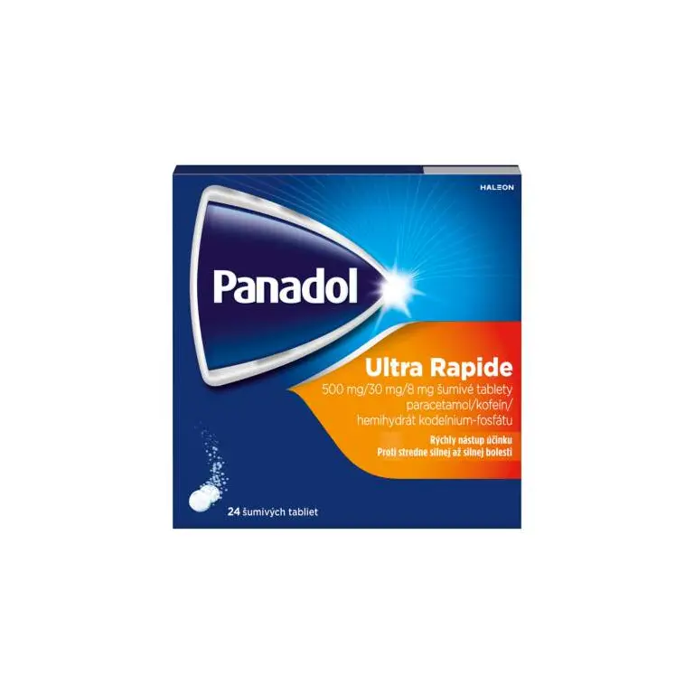 Panadol ULTRA RAPIDE šumivé tablety 24 ks - MEDIKAMENT.sk