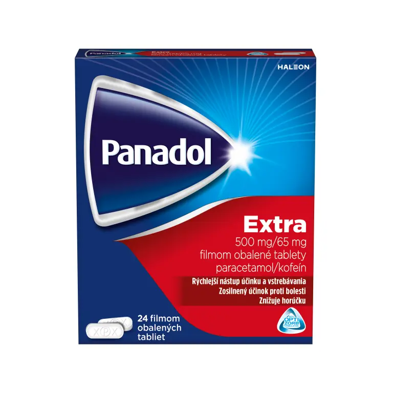 Panadol EXTRA NOVUM tablety 500 mg/65 mg 24 ks - MEDIKAMENT.sk