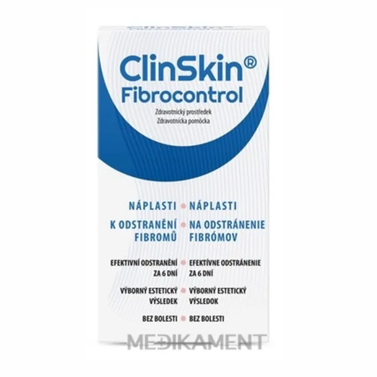 ClinSkin Fibrocontrol na odstránenie fibrómov náplasť 3 ks - MEDIKAMENT.sk